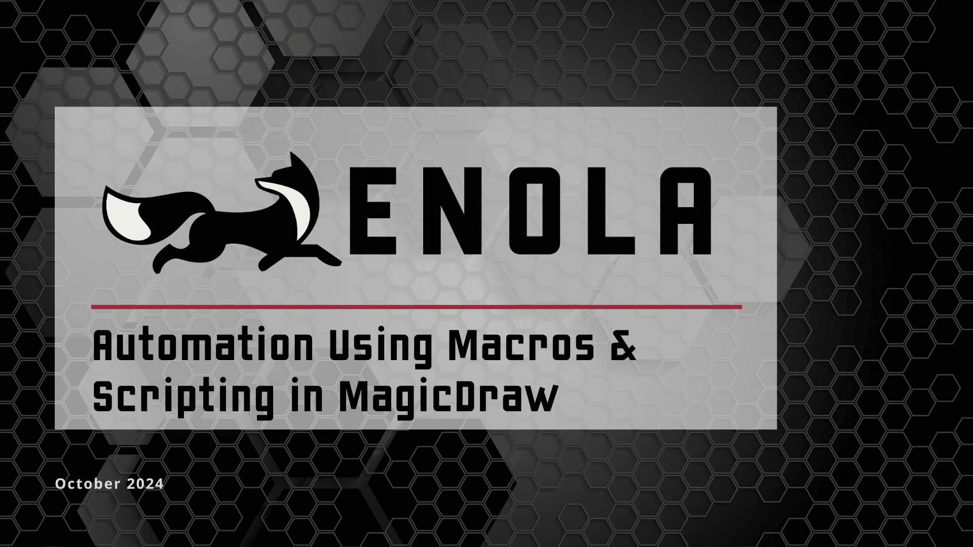 Automation Using Macros & Scripting in MagicDraw Automation Using Macros & Scripting in MagicDraw