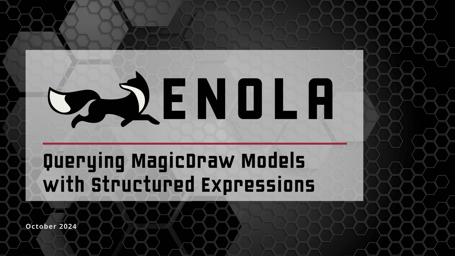 Querying MagicDraw Models with Structured Expressions